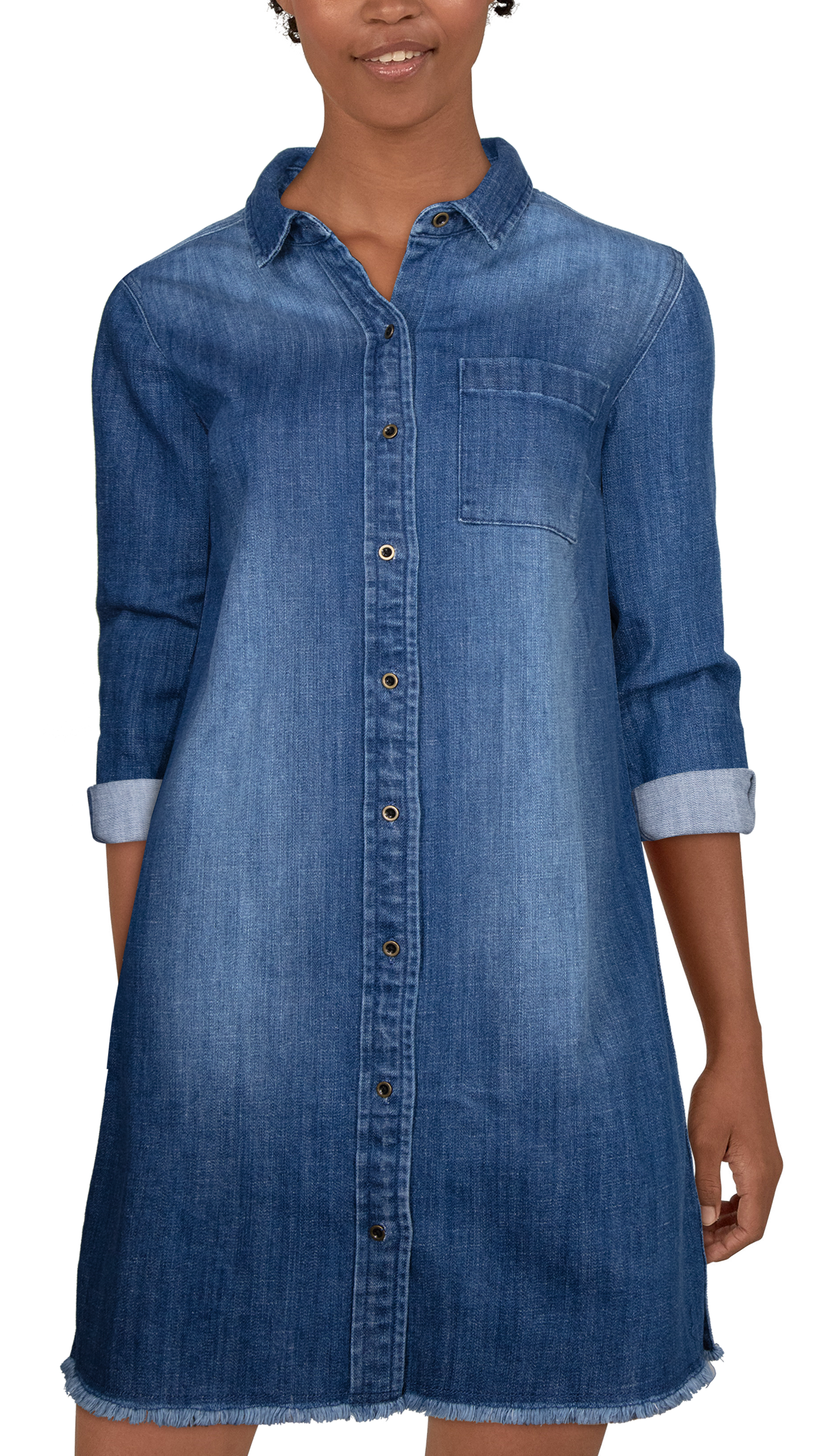Natural Reflections Denim Shirt Dress for Ladies | Bass Pro Shops